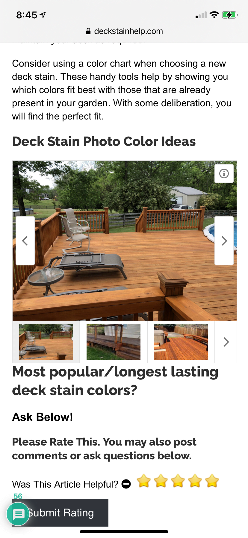 The Most Popular Deck Stain Colors - Reviews and Ratings for Deck Colors